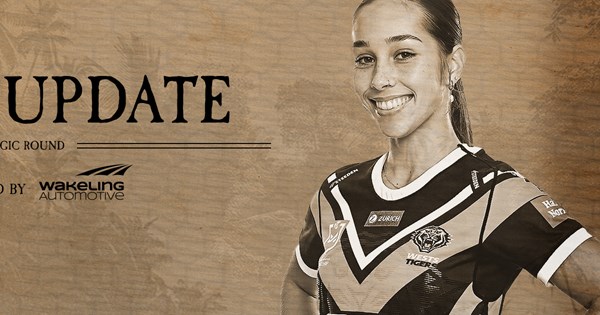 Team Update: NRLW Round 5 vs Roosters | Wests Tigers