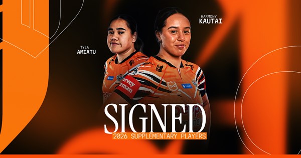 Amiatu and Kautai join Wests Tigers NRLW squad on Supplementary ...