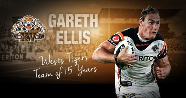 Second Rower of 15 Years: Gareth Ellis | Wests Tigers