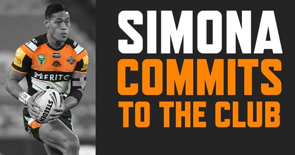 Tim Simona commits to Wests Tigers | Wests Tigers