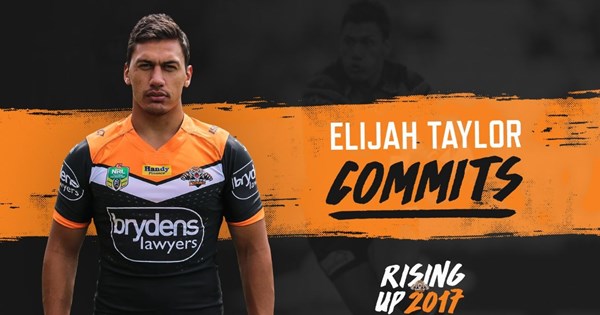 Wests Tigers secure Elijah Taylor | Wests Tigers