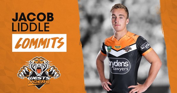 Jacob Liddle extends contract with Wests Tigers | Wests Tigers
