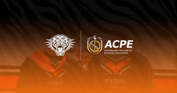 Wests Tigers partner with ACPE | Wests Tigers