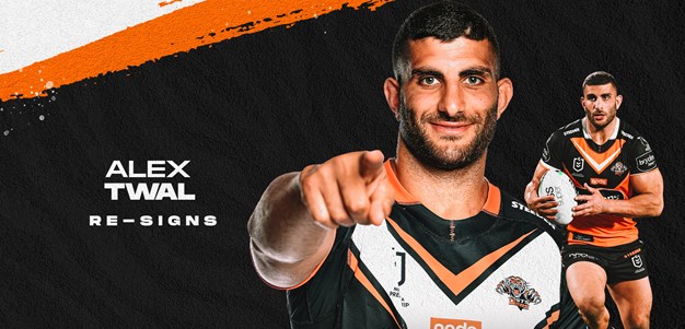 Official NRL profile of Alex Twal for Wests Tigers | Wests Tigers