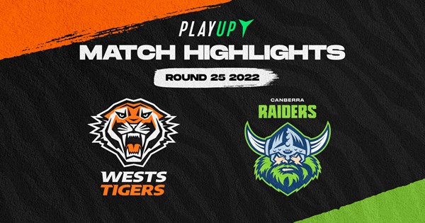 Match Highlights: Wests Tigers v Raiders | Wests Tigers