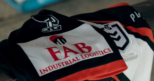 Expanded sponsorship for FAB Industrial Logistics | Wests Tigers