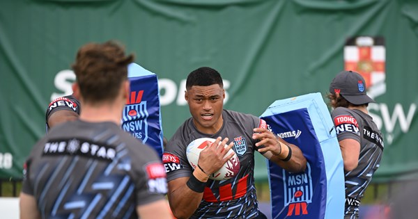 Stefano Utoikamanu, State of Origin 2023, Game Two, Suncorp Stadium ...
