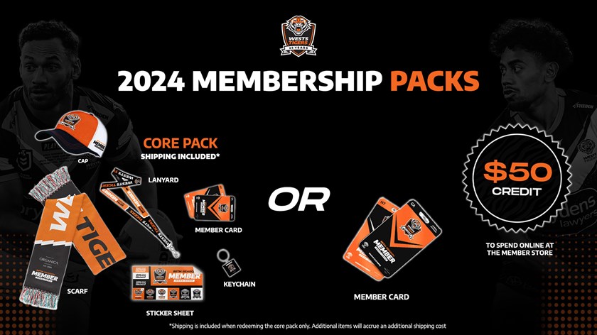 Wests Tigers Member Packs | Membership